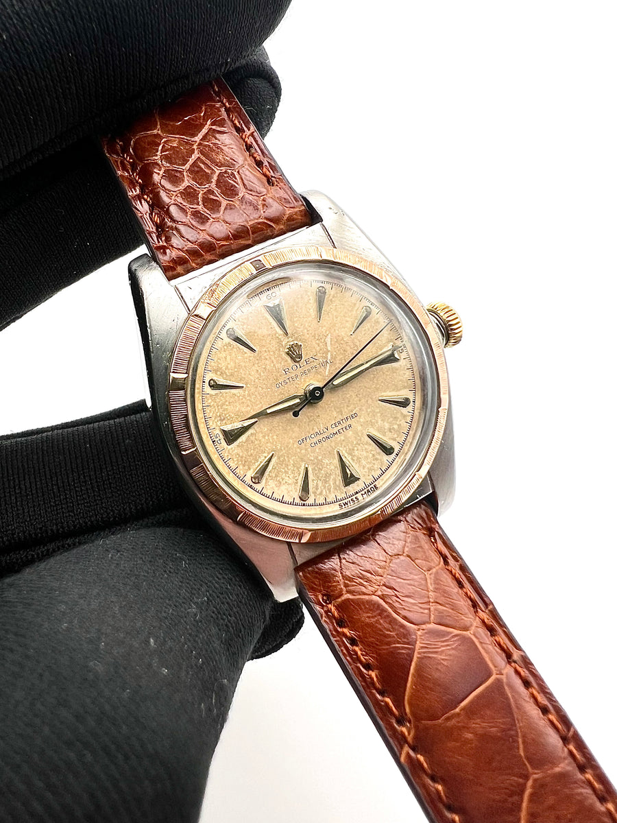 Rolex 5011 Bubbleback from 1948 with Full Service and Rolex box ...