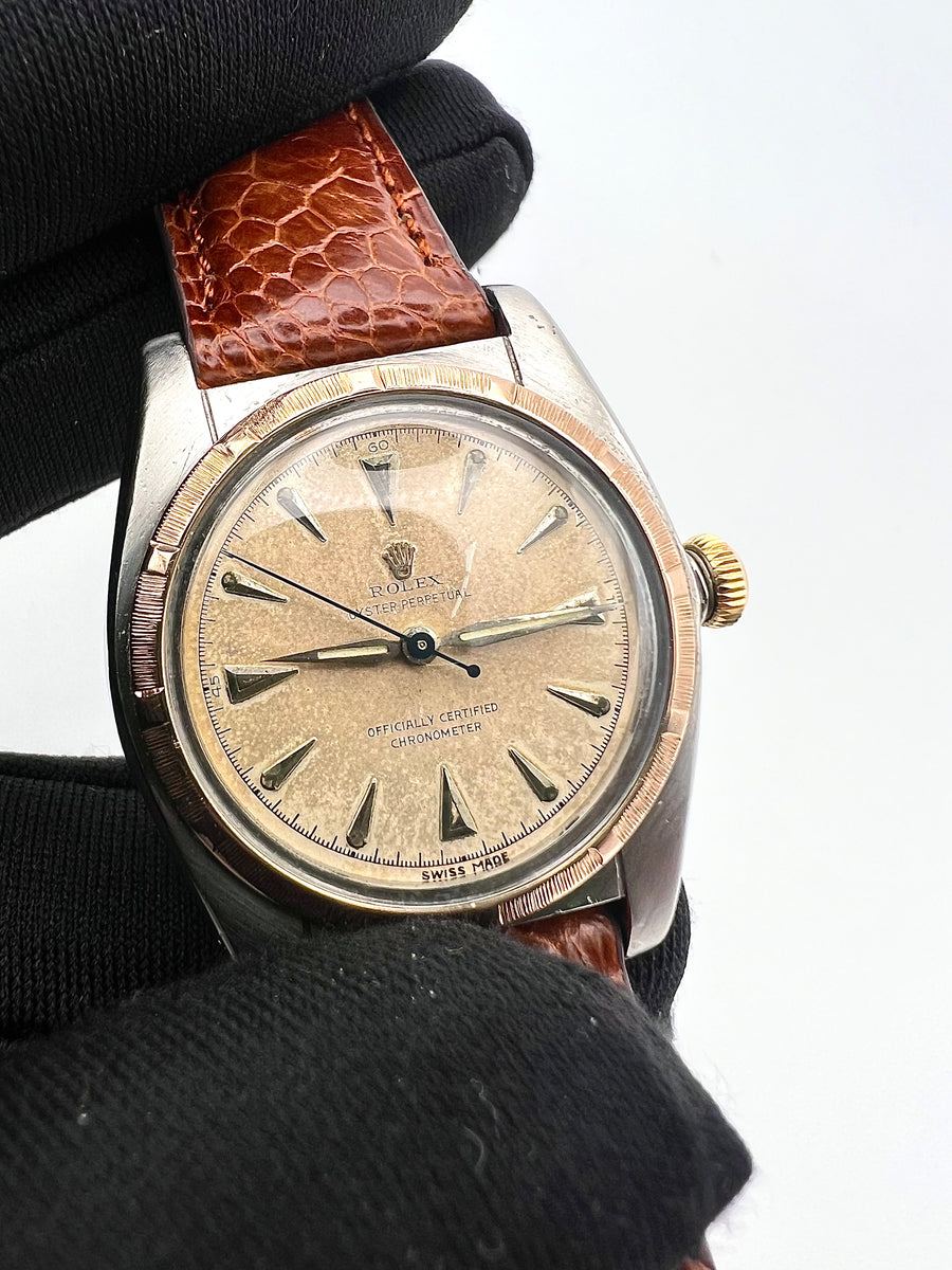Rolex 5011 Bubbleback from 1948 with Full Service and Rolex box ...